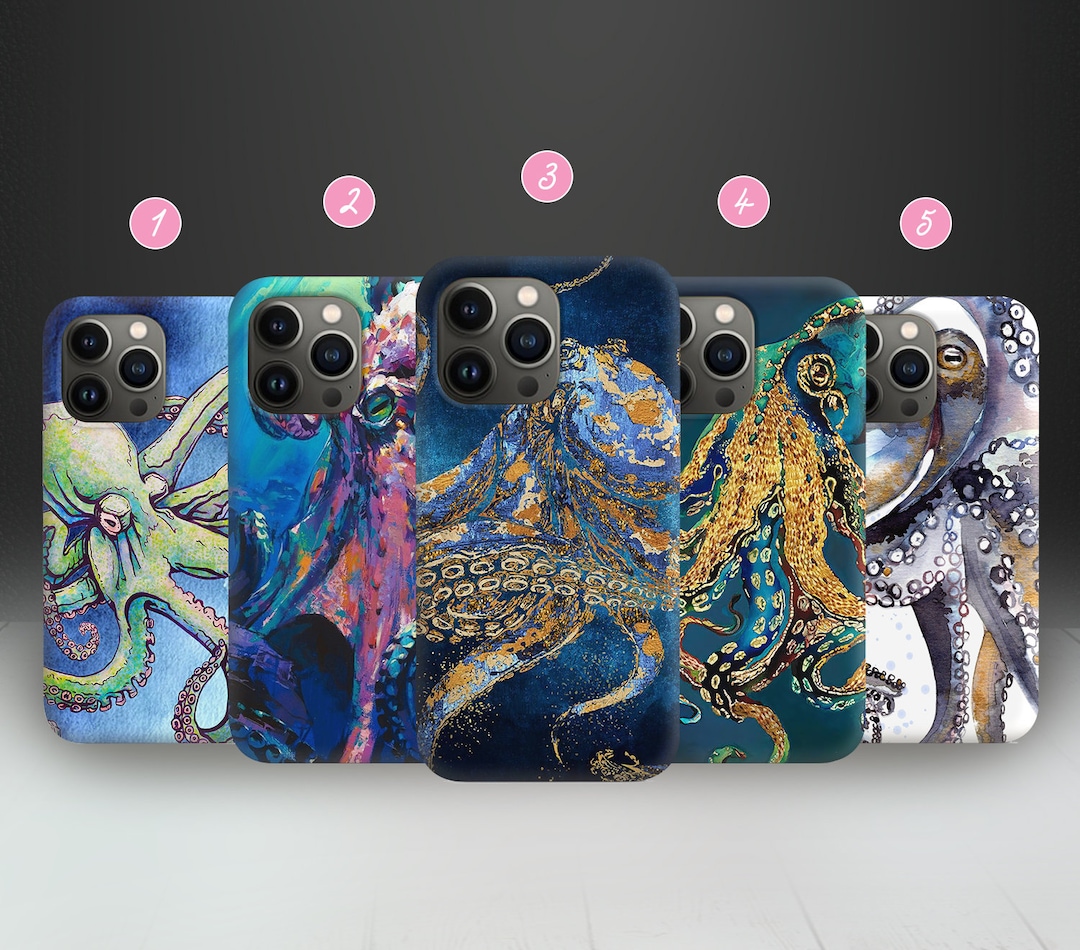 Octopus Phone Case iPhone 15 14 Pro Max iPhone 13 iPhone 12 Mini iPhone ...