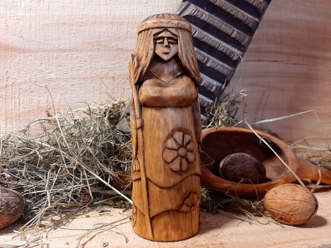 Berehynia Slavic Goddess Figurine Ukrainian Handmade Pagan Statue Home ...