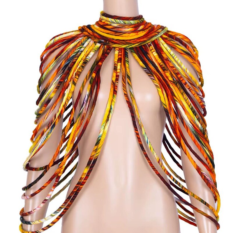 African Rope Necklace - Etsy