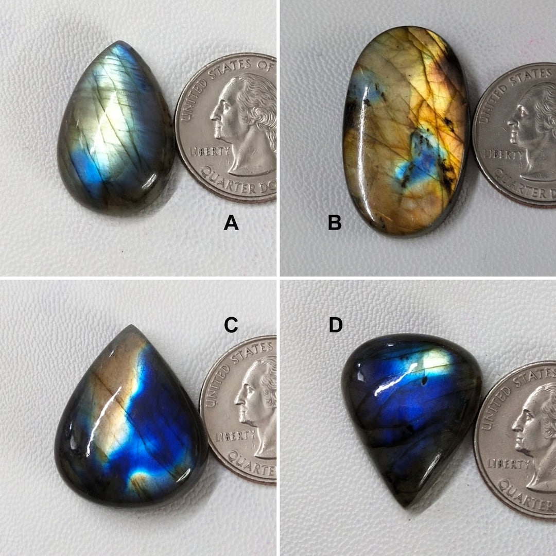 Natural Multi Fire Labradorite Mix Shape Cabochon, Top Grade Quality ...