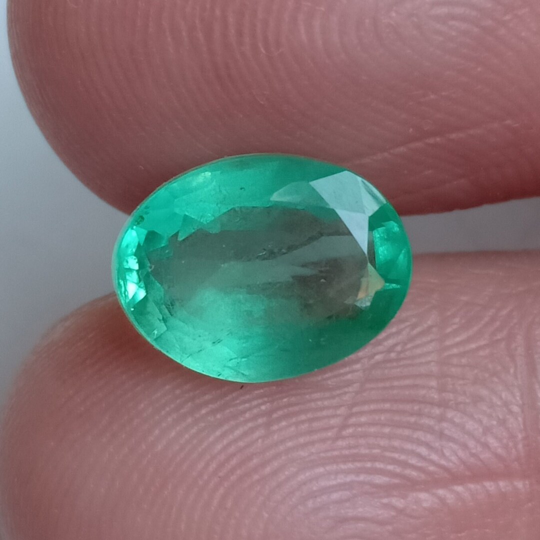 Buy Columbian Green Colour Emerald Oval,top Quality Emerald Oval Loose ...