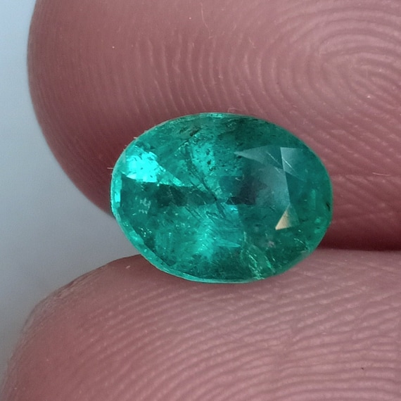 Natural Emerald Oval Fabulous Emerald Loose Gemstoneemerald | Etsy