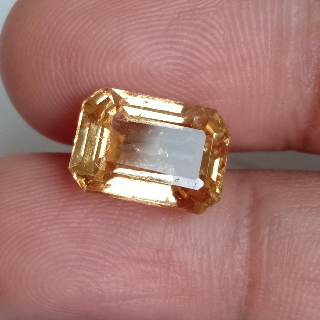 Golden Color Hessonite Garnet, African Hessonite Octagon for Gold ...