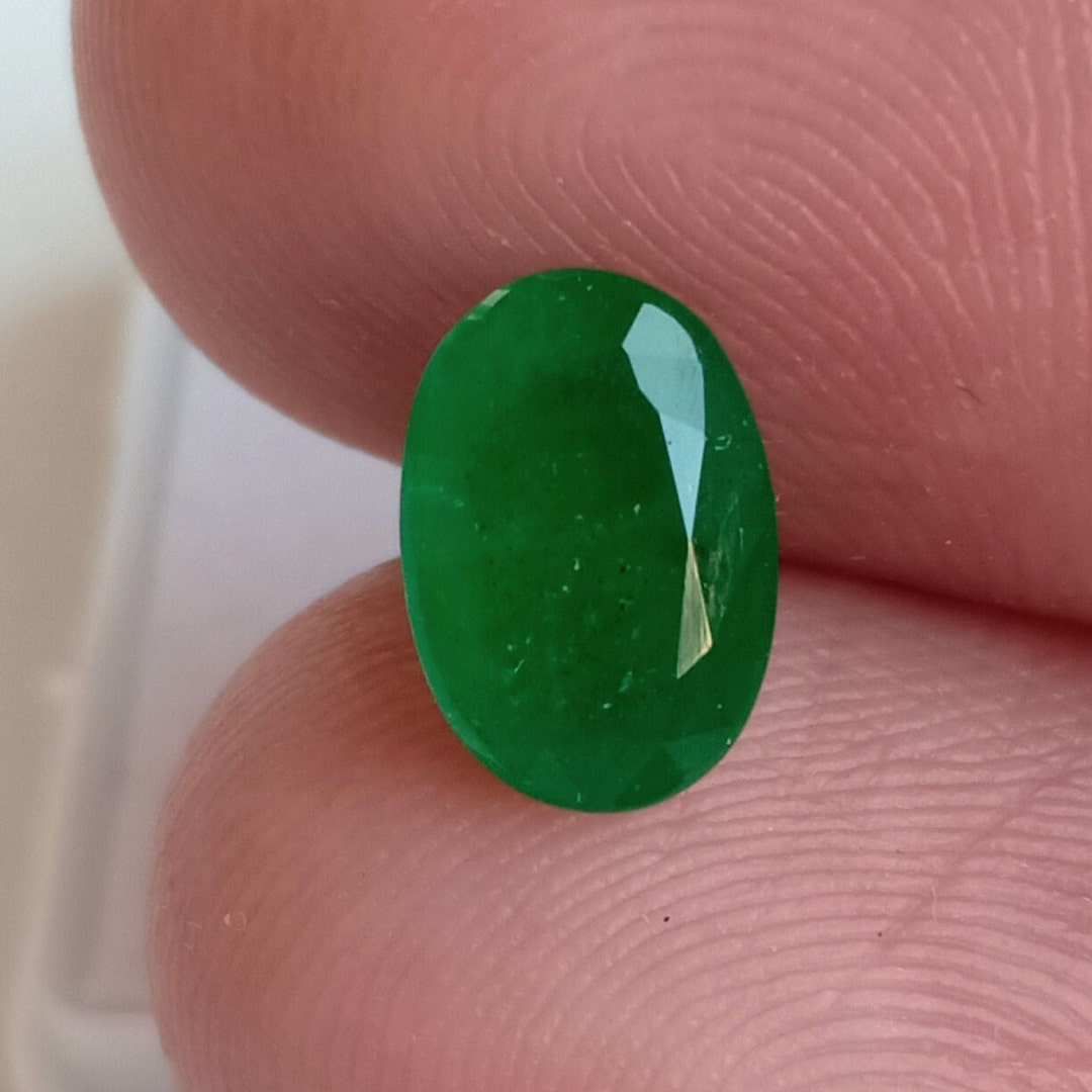 Vivid Green Emerald,top Rare Parrot Green Emerald,1.63 Cts, 6x9 Mm ...