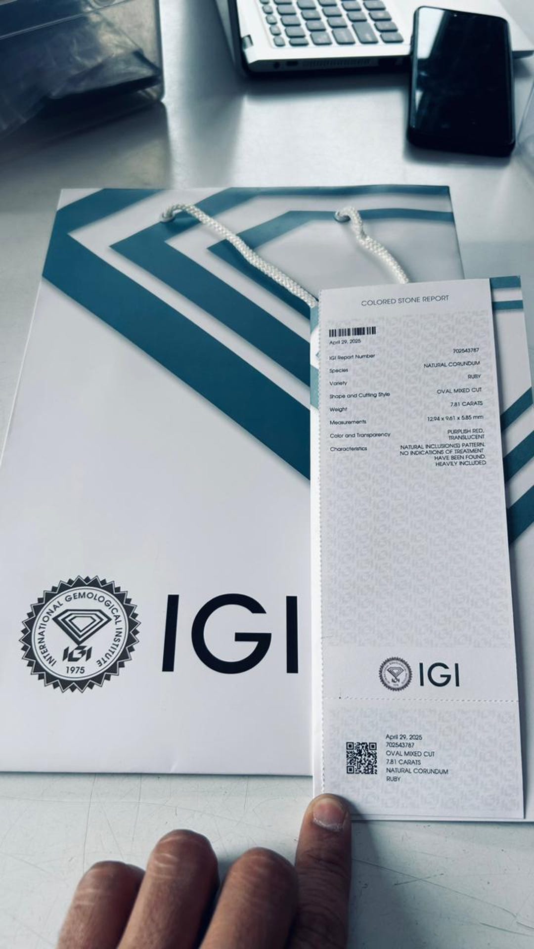 IGI Laboratory Certificate - Etsy
