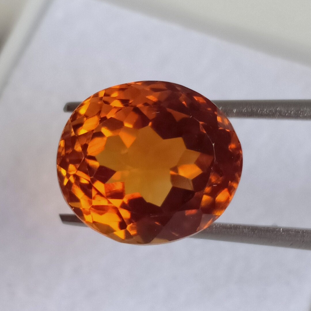 Old Mine Citrine Oval, Natural Citrine Loose Gemstone Brazil Citrine ...