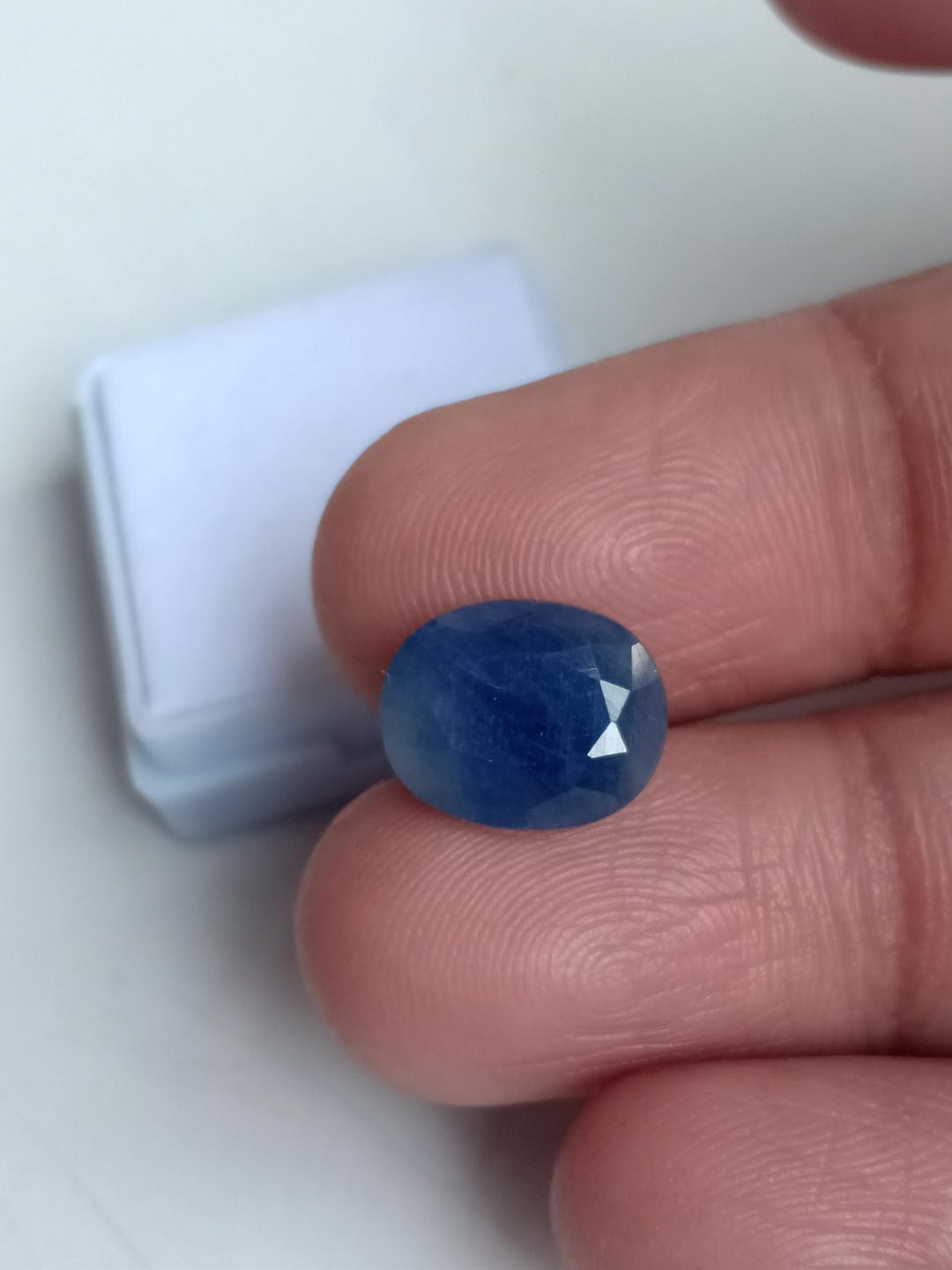 Natural Montana Sapphire Gem: 6.10 Cts Sky Blue Oval Cut - Etsy