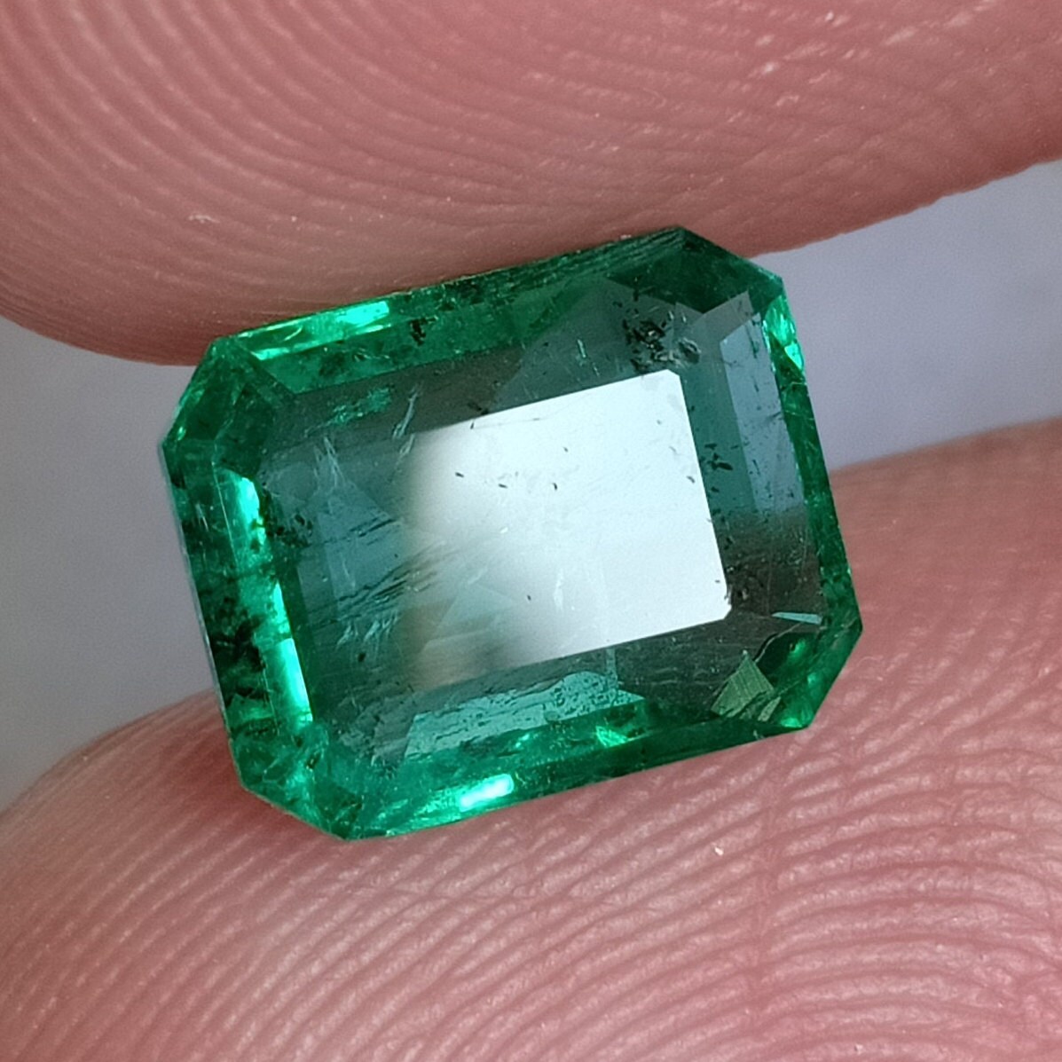 Vivid Green Emerald Octagon100% Natural Emerald Asscher Cut - Etsy
