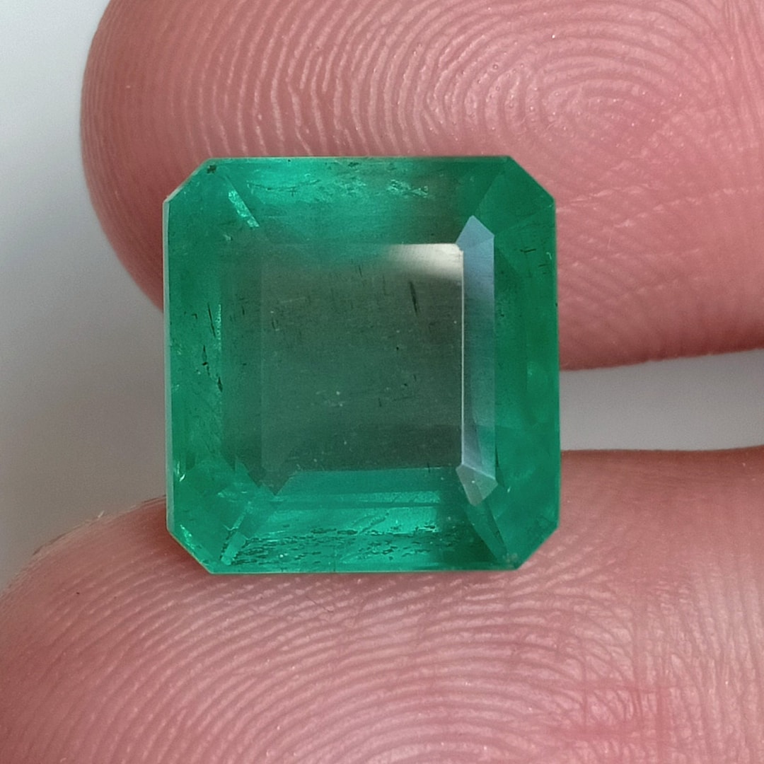 7.68 CT Natural Big Emerald, Top Quality Emerald Gemstone, Vintage ...