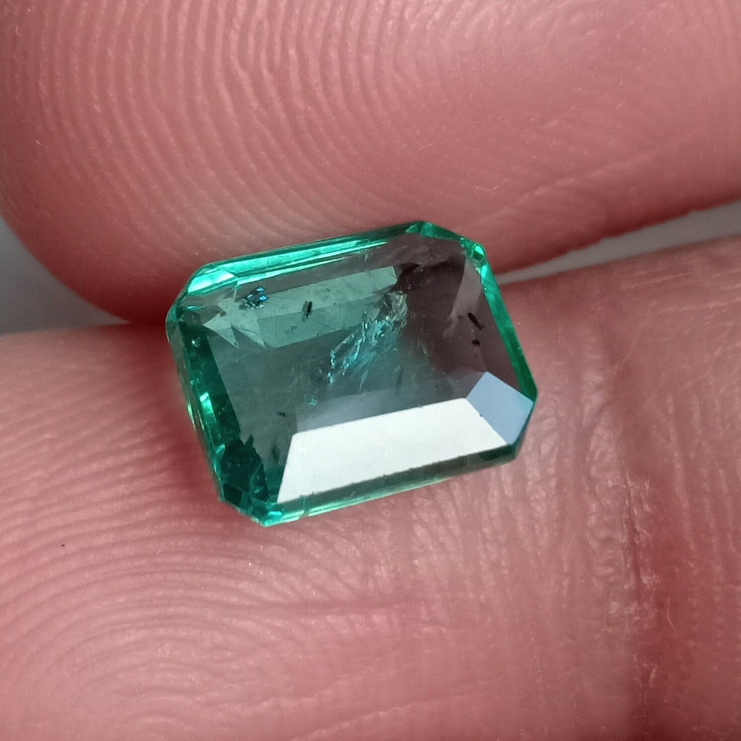 Rare Emerald Octagon, Unique Emerald 1.73 Cts Genuin Emerald Octagon ...