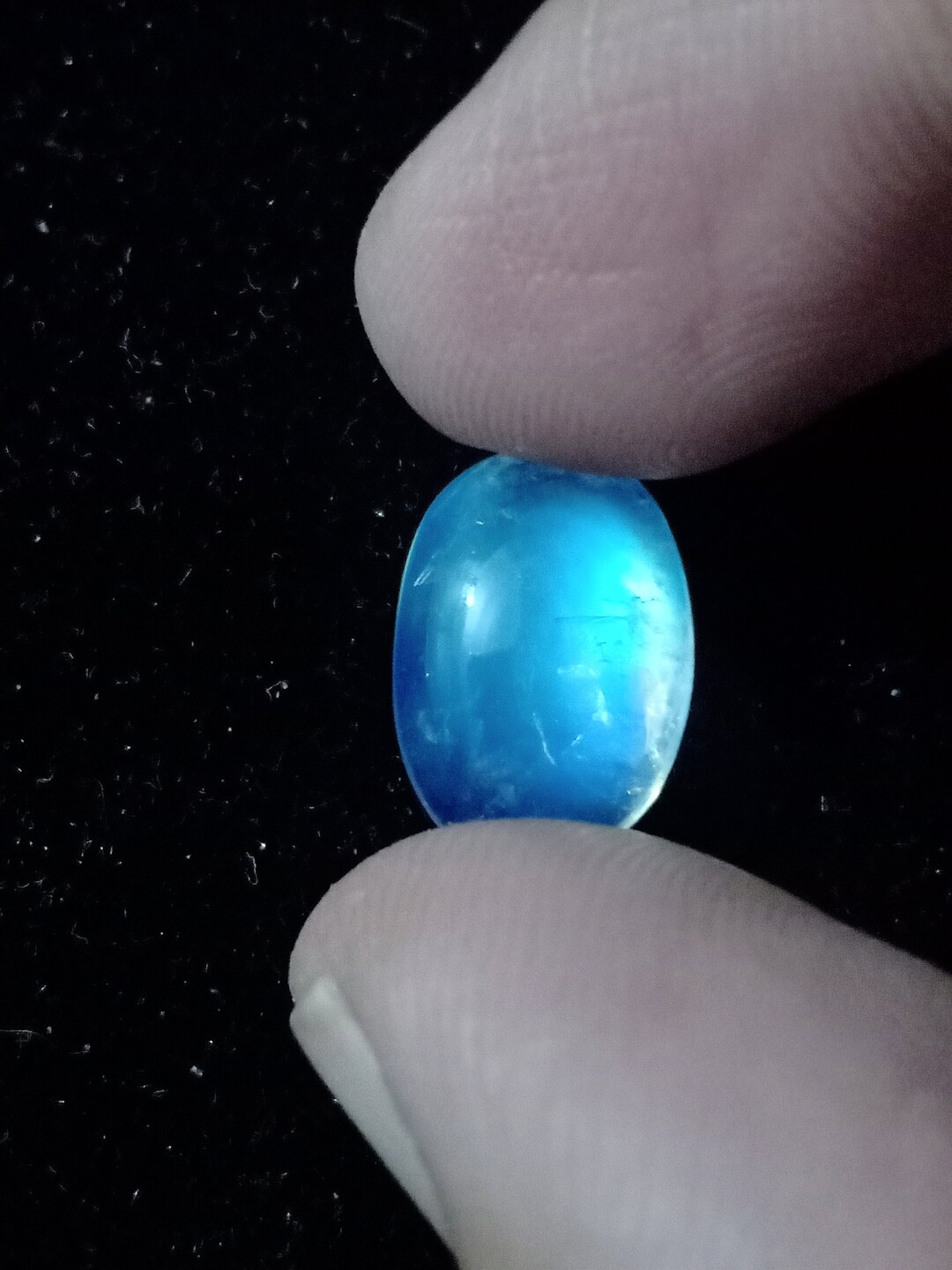 Big Moonstone Cabochon Oval, Natural Amezing Moonstone, Blue Fire ...