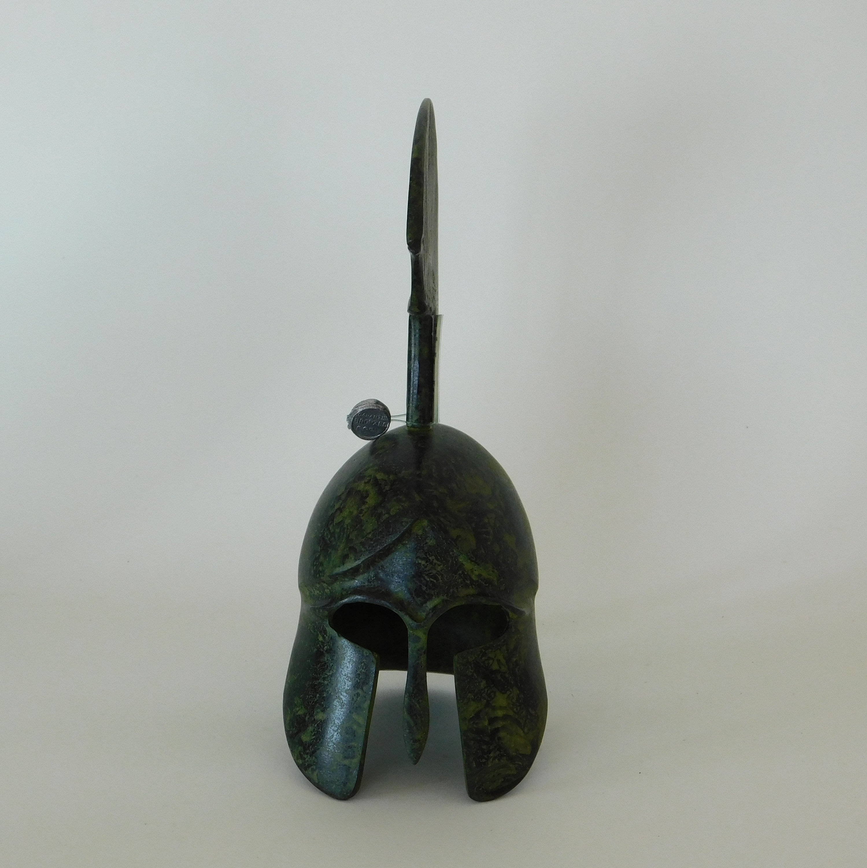 Bronze Ancient Greek Helmet With Crest and Holder - Hand Made - Etsy