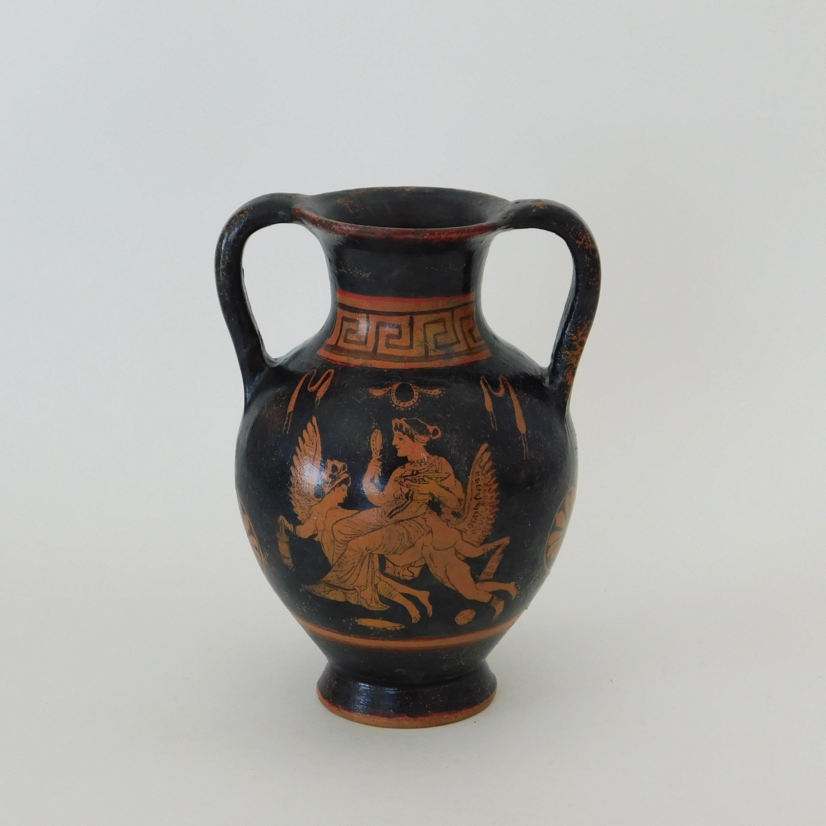 Red Figure Amphora, Zeus With Ganymedes / Aphrodite With Erotes, Hand ...