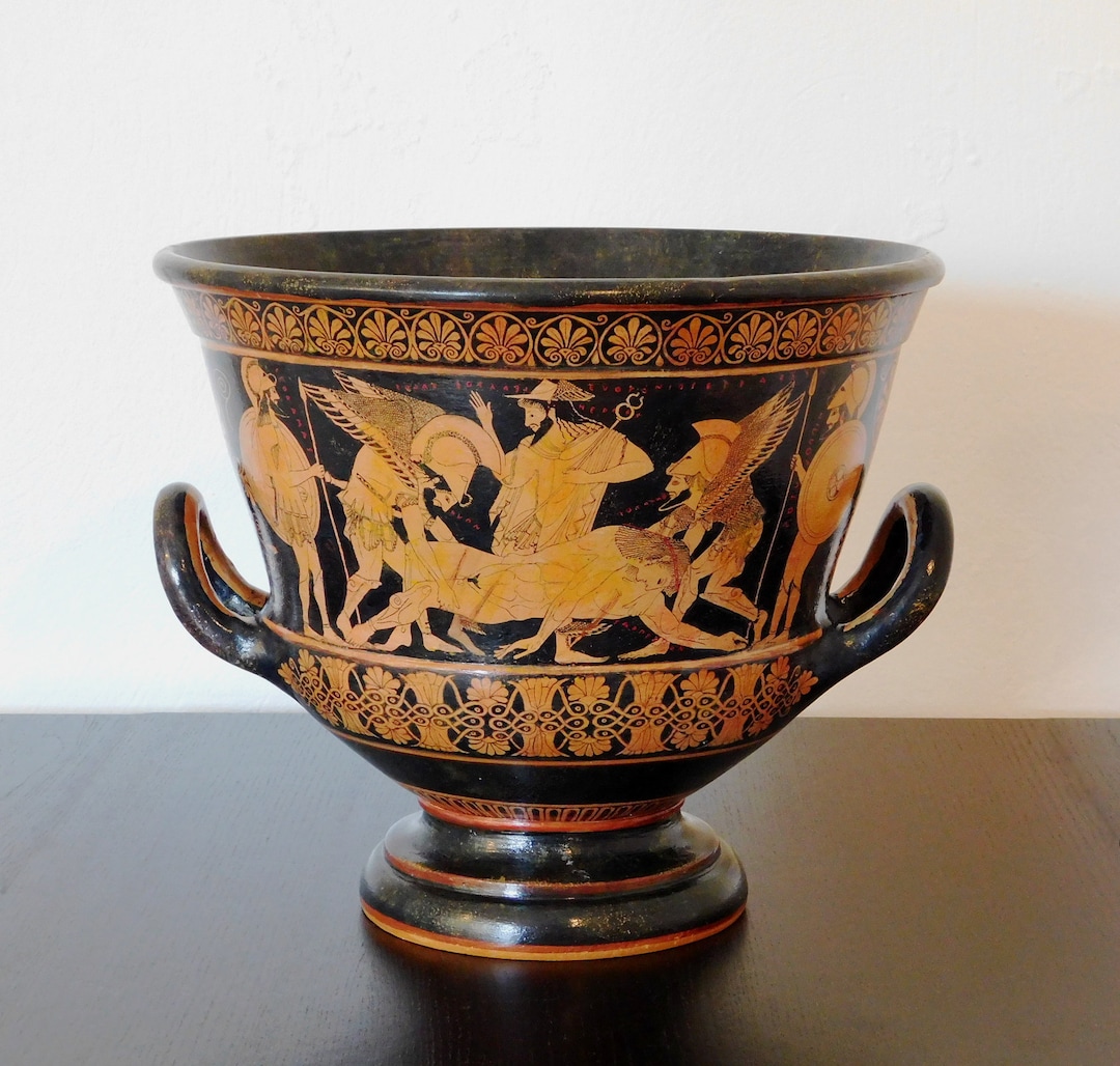 Euphronios Ceramic Calyx Krater (sarpedon) - Classical Period Museum ...