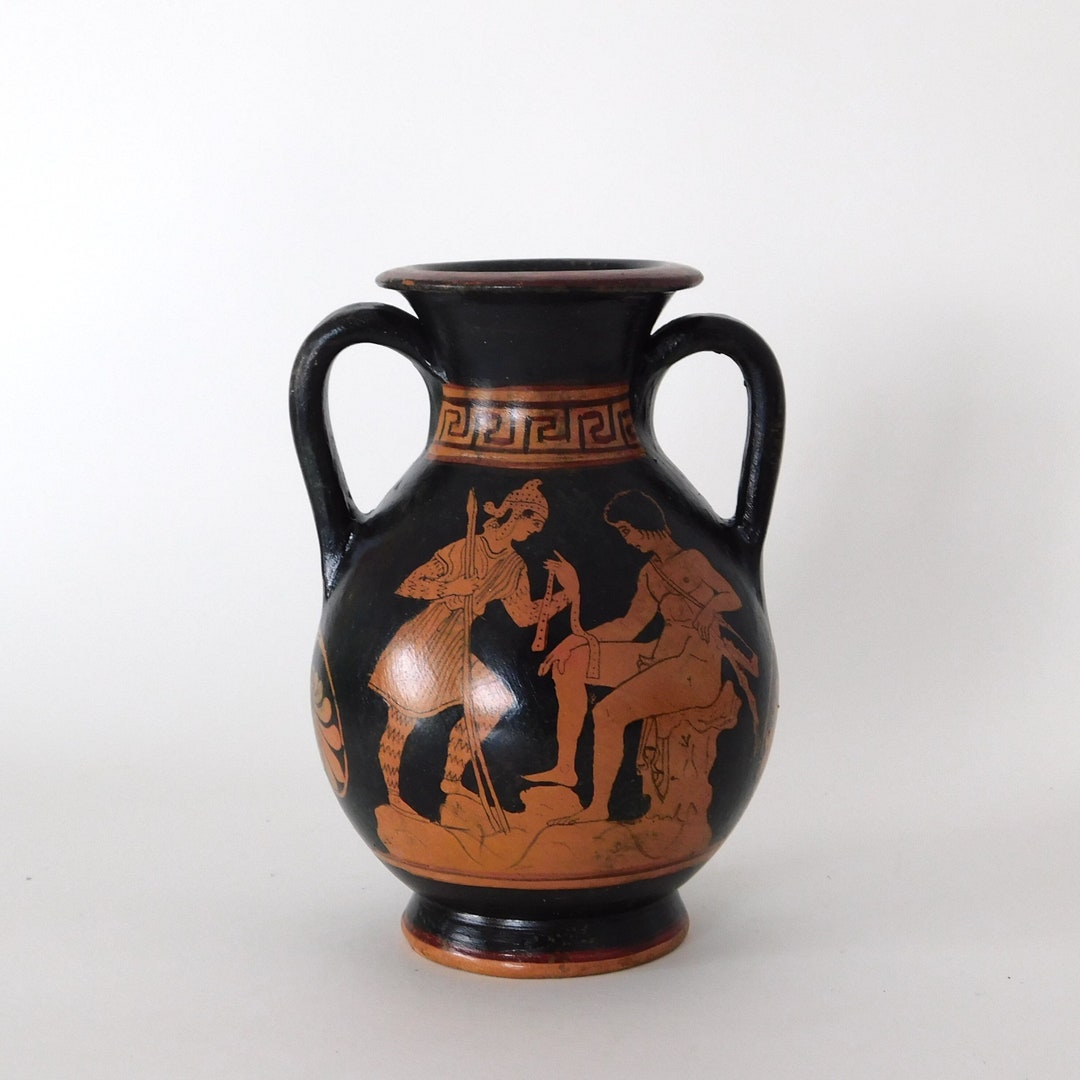 Athenian Red Figured Pelike, Classical Period Museum Copy, Heracles and ...