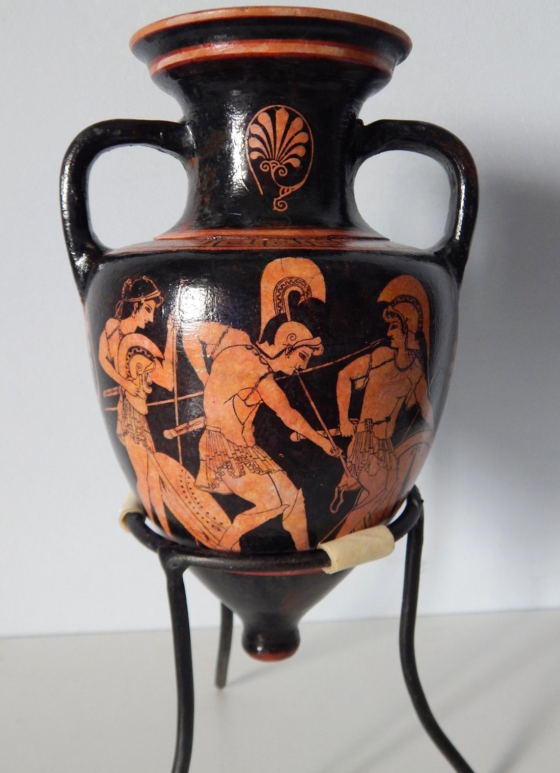 Athenian Red Figure Pointed Amphora Museum Copy Amazons - Etsy Canada