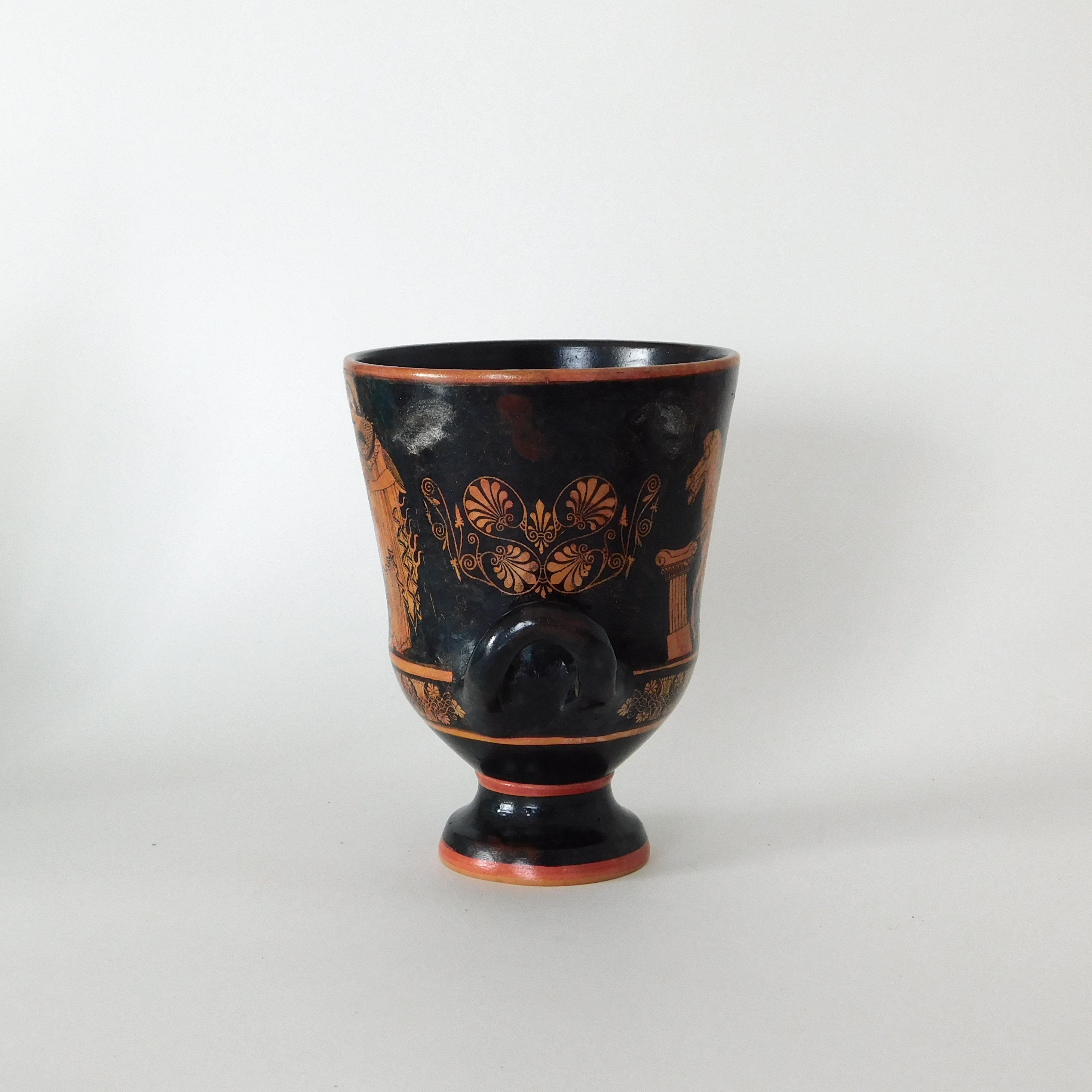Attic Red Figured Ceramic Krater, Museum Copy, Jason, Colchian Dragon ...