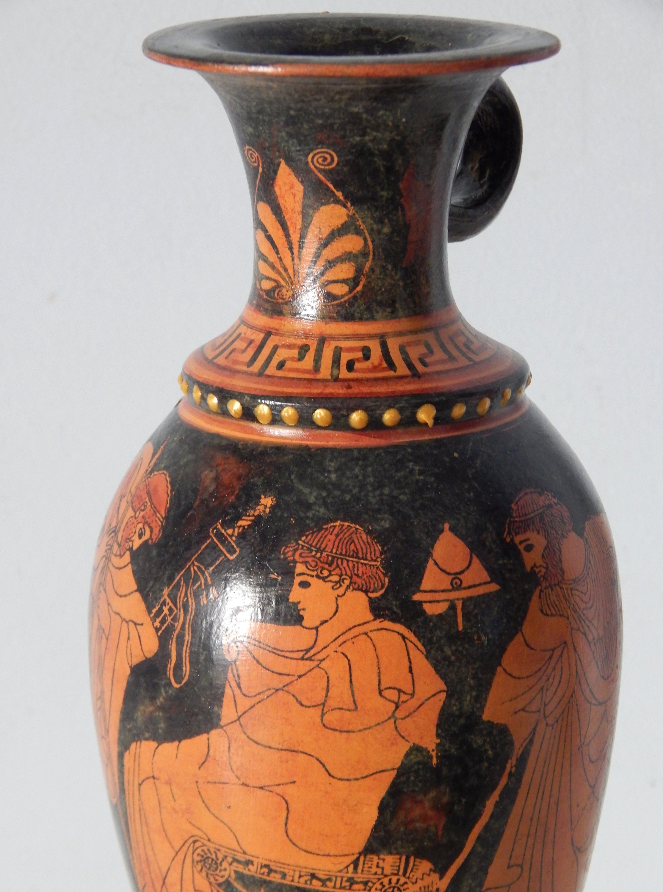 Athenian Red Figure Ceramic Amphora, the Return of Odysseus, Museum ...