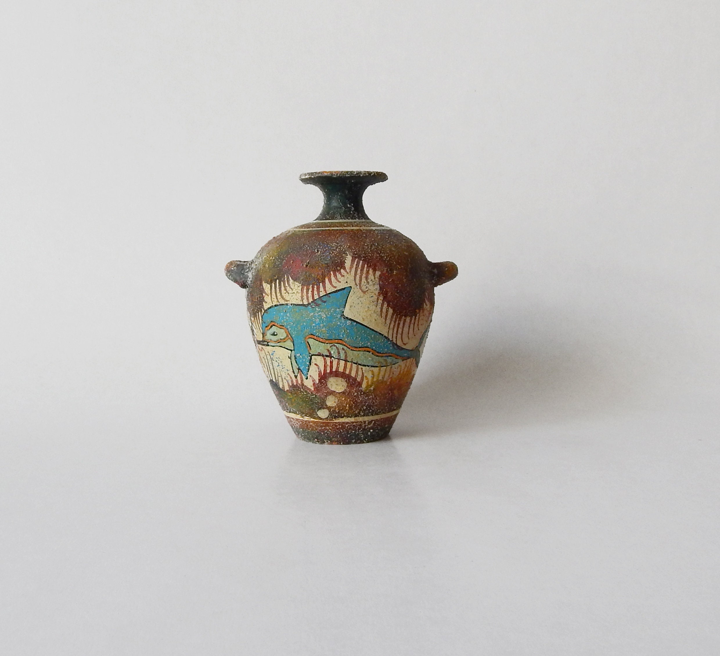 Minoan Period Ceramic Stamnos - Hand Painted Greek Vase - Museum Copy ...