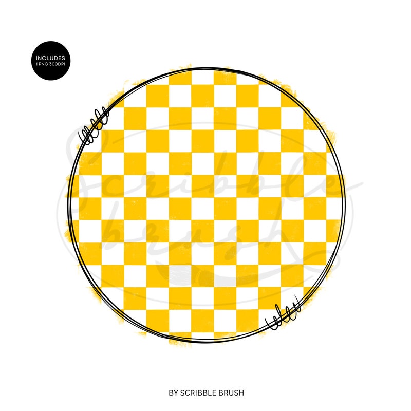 Yellow Circle Art - Etsy