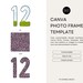 Canva Frame Template, Doodle Blank Numbers, Editable Photo Fill Number ...