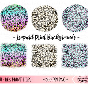 Leopard Print Sublimation Background PNG, Animal Print Backsplash ...