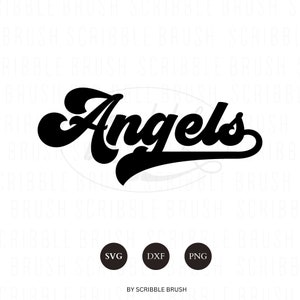 Angels Svg, Angels Baseball Svg, Angels Retro Shirt Png, Angels Jersey ...