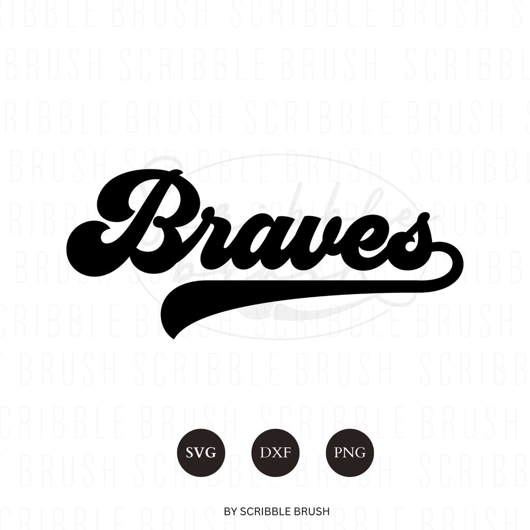 Braves Svg, Braves Baseball Svg, Braves Retro Shirt Png, Braves Jersey ...