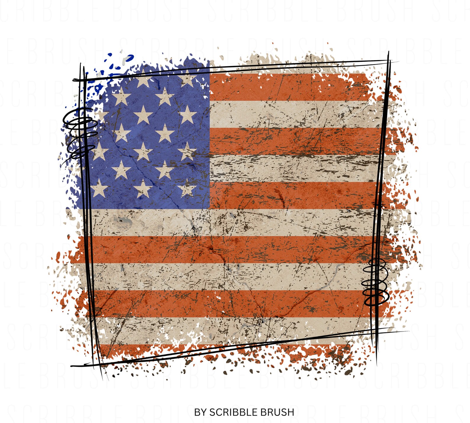 Hand Drawn Doodle Sublimation Frames PNG, Sketchy Sublimation Frames ...