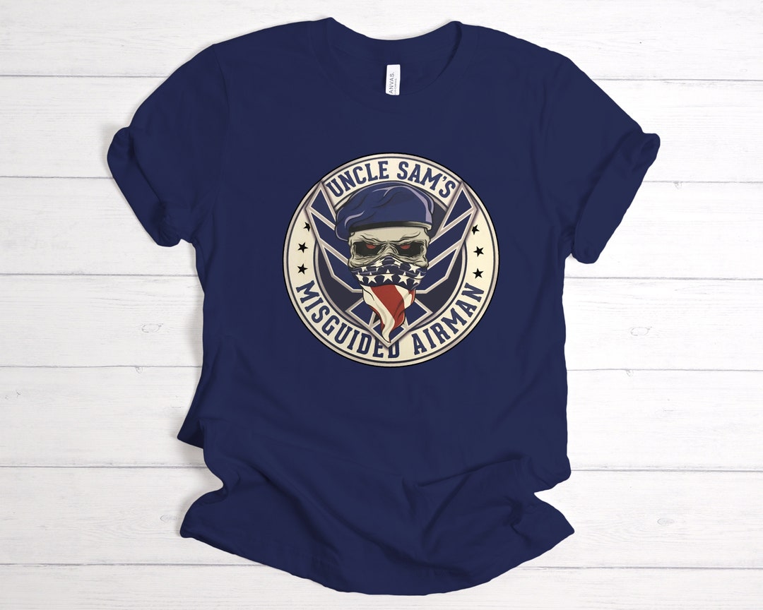 Air Force Uncle Sam's Misguided Airman, Air Force Family Shirts ...