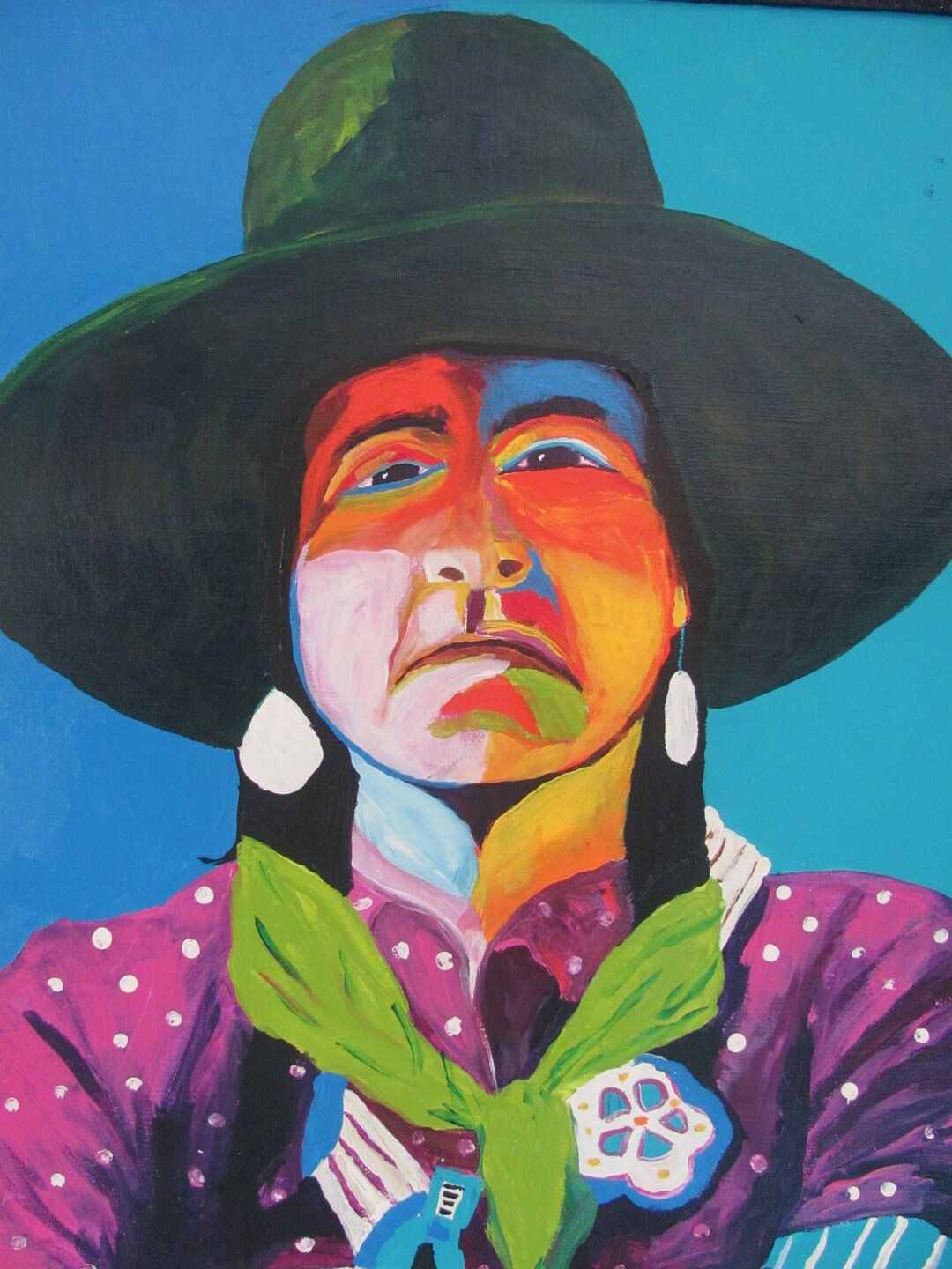 Dakota Warrior, Archival Print, Artist John Hutson, Matted and Ready to ...