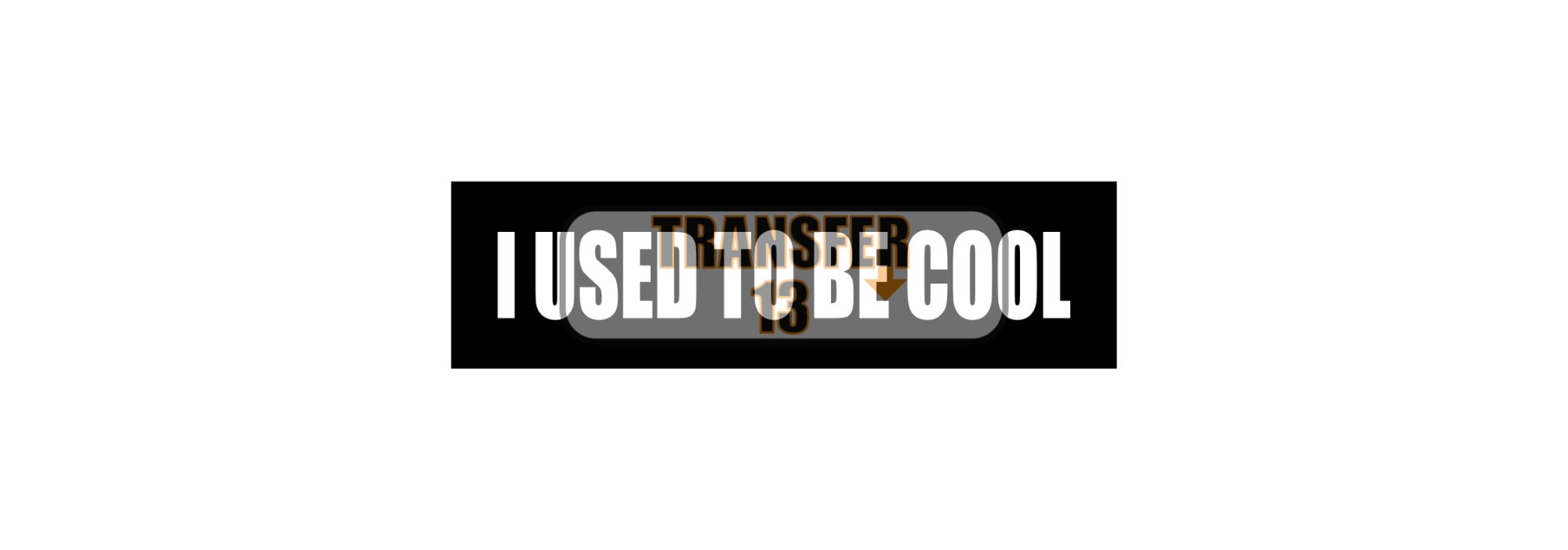 I Used To Be Cool Bumper Sticker 8 x 3.5 Looks | Etsy
