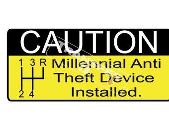 Millennial Anti Theft Device - Etsy