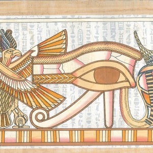 Item#136. Authentic Egyptian Papyrus Artwork Hand Made in Egypt Each ...