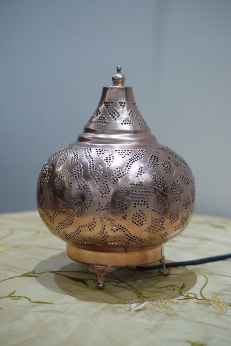 Metal Handmade Islamic Design Table Lamps. - Etsy