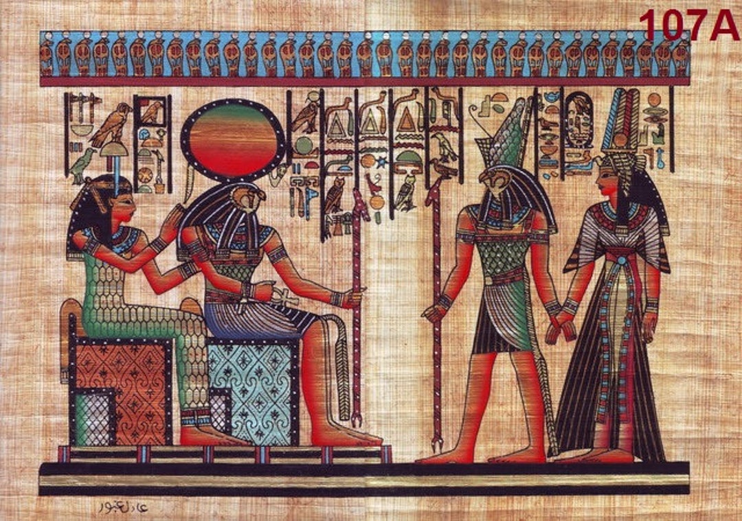 Skus 107. Authentic Egyptian Papyrus Art Work Hand Made in Egypt ...