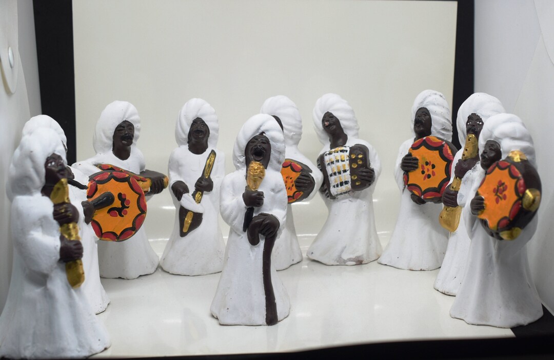 Egyptian Nubian Music Band Collectible Sculptures & Figurines Statues ...