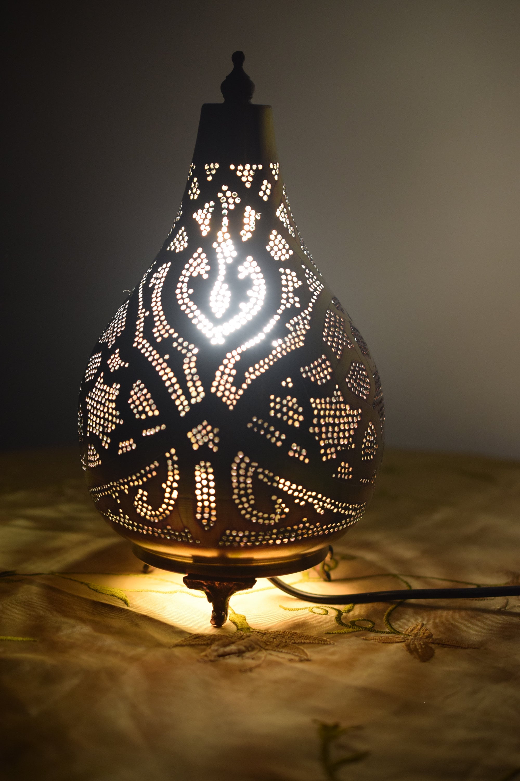Metal Handmade Islamic Design Table Lamps. - Etsy