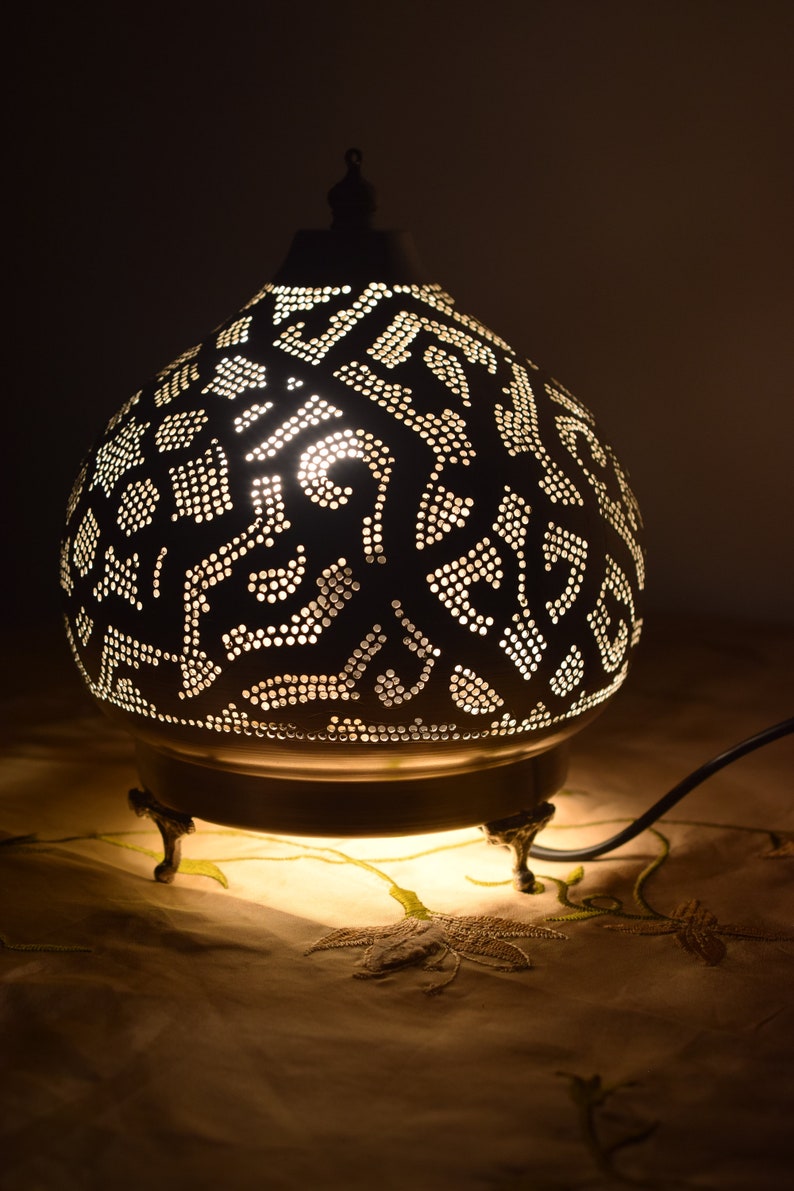 Metal Handmade Islamic Design Table Lamps. - Etsy