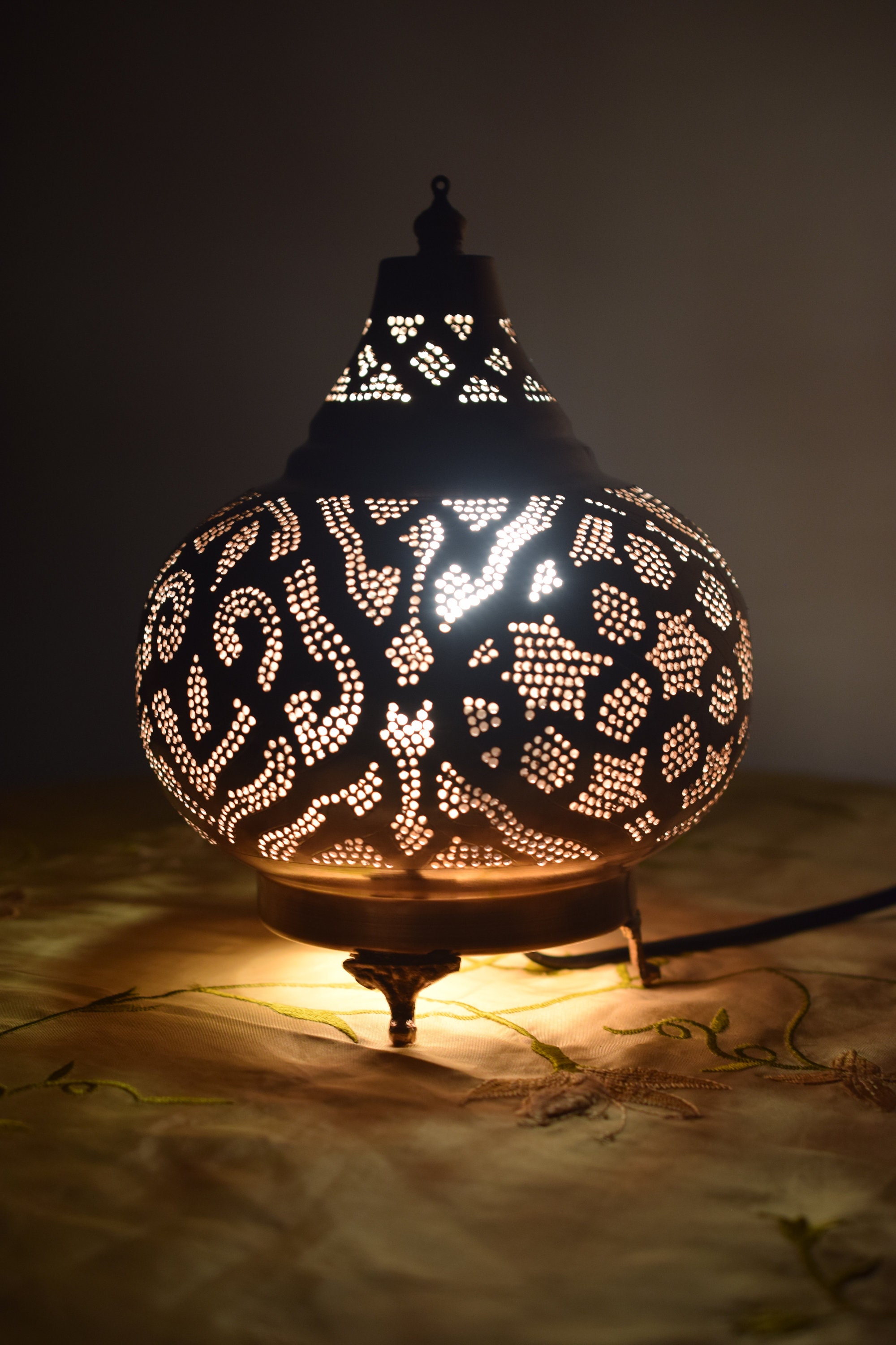 Metal Handmade Islamic Design Table Lamps. - Etsy