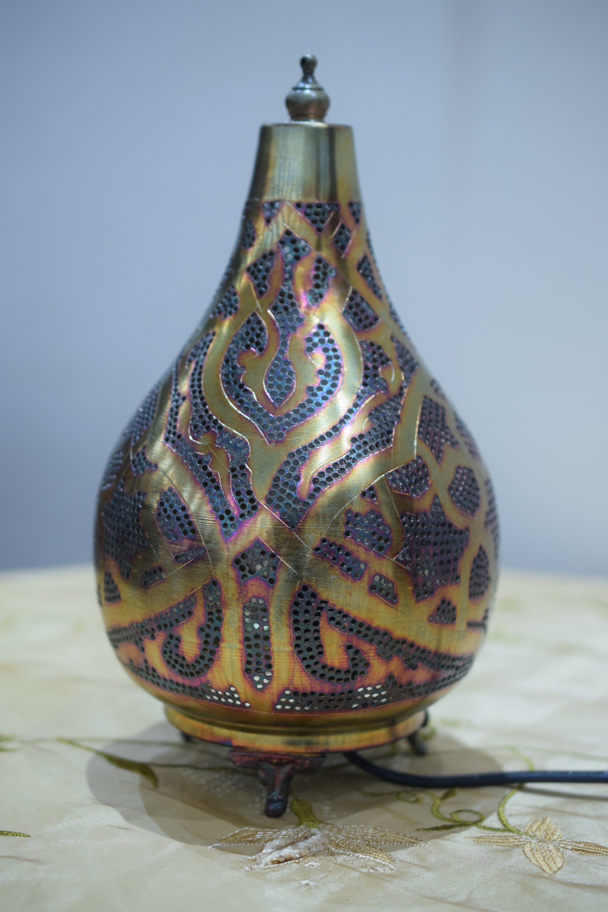 Metal Handmade Islamic Design Table Lamps. - Etsy