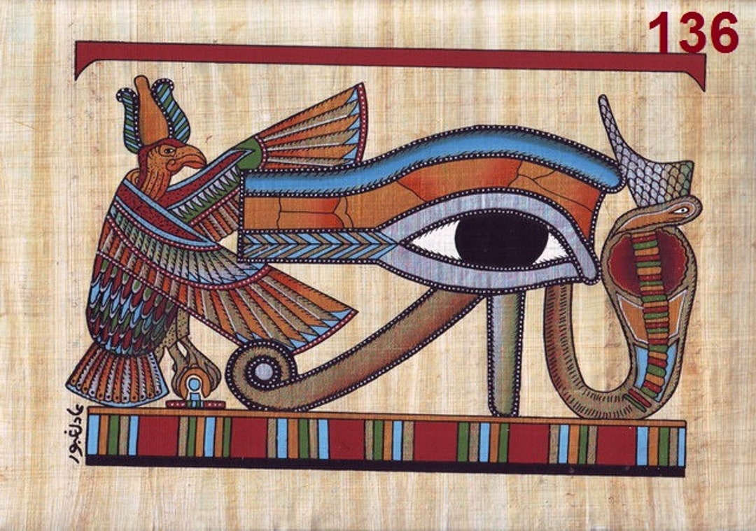 Item#136. Authentic Egyptian Papyrus Artwork Hand Made in Egypt Each ...