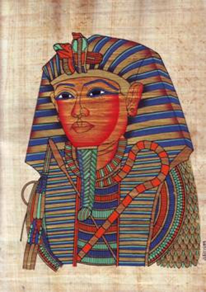 Lot of 10 Authentic Egyptian Papyrus Art Work Hand Made in Egypt Each ...