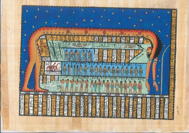 102. Authentic Egyptian Papyrus Art Work Hand Made in Egypt Each One ...