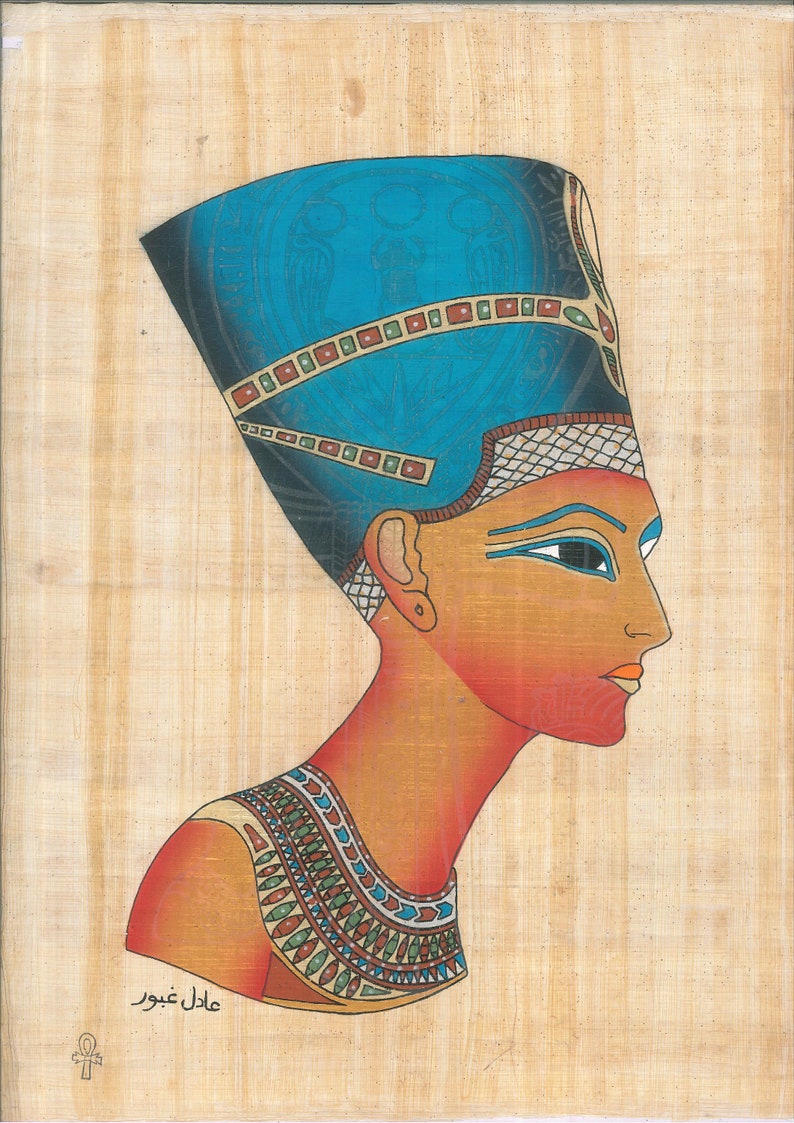 Item8. Authentic Egyptian Papyrus Artwork Hand Made in Egypt Each One ...