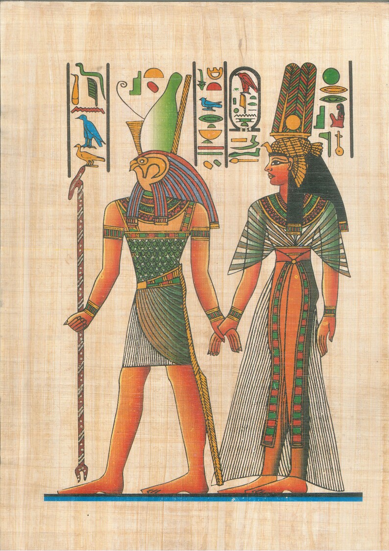 Item# 2. Authentic Egyptian Papyrus Artwork Hand Made in Egypt Each One ...