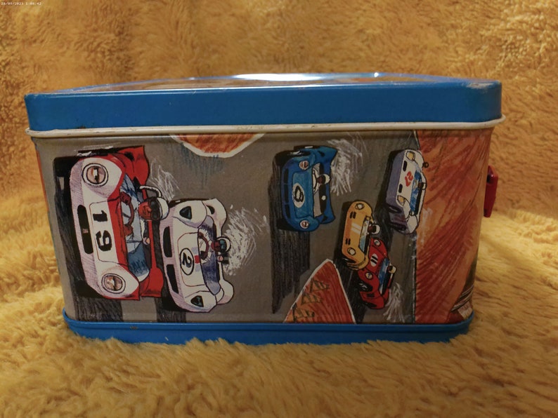 1967 Auto Race Magnet Game Lunch Box With Thermos - Etsy