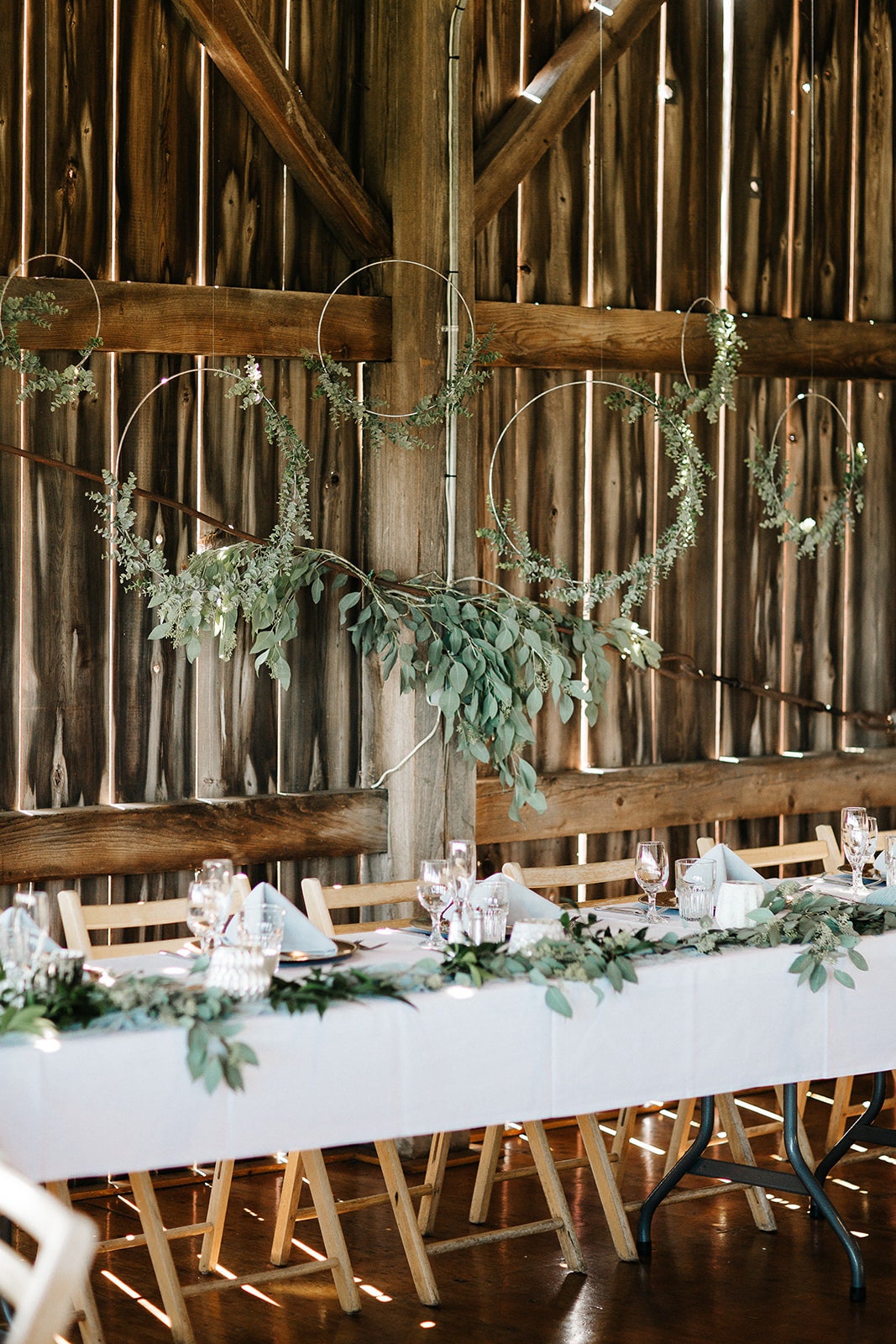 Eucalyptus Hoop Wreath Farmhouse Style Home Decor - Etsy