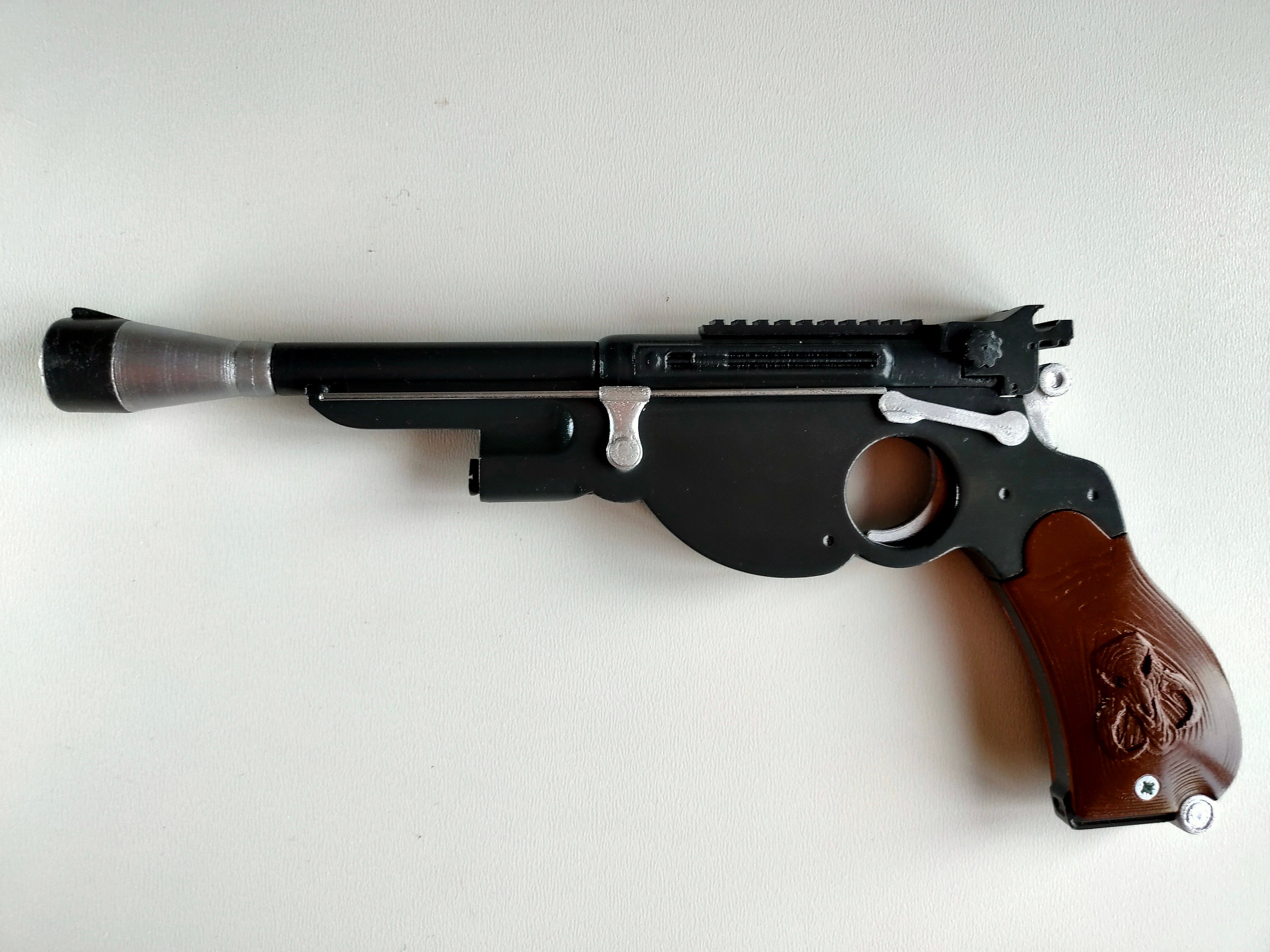 Mandalorian blaster for children with light | Etsy