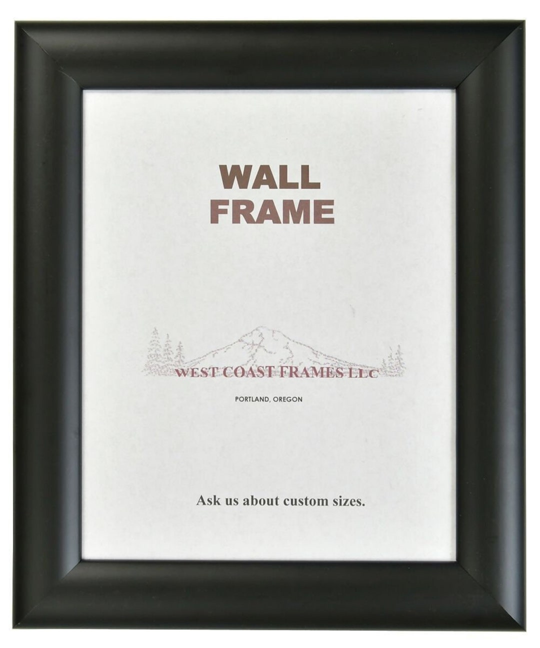 900125 Black Contemporary Wood Picture Frame - 1-1/2" WIDE MOULDING - Etsy